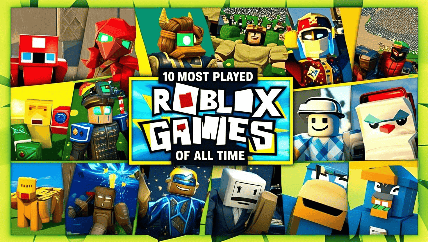 10 Most Played Roblox Games of All Time