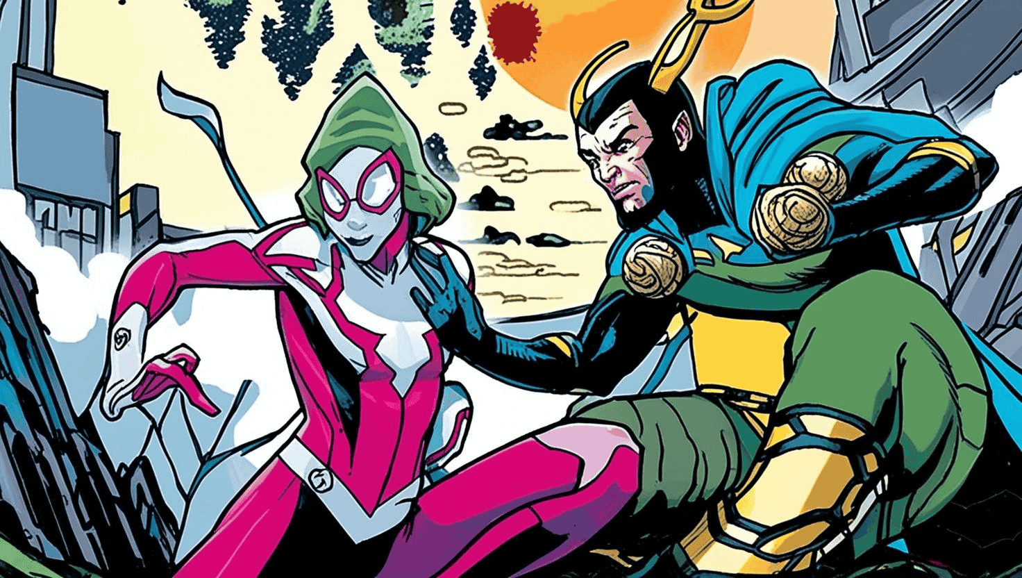 Gwen Stacy and Loki's Cosmic Team-Up in Spider-Gwen: The Ghost-Spider #12
